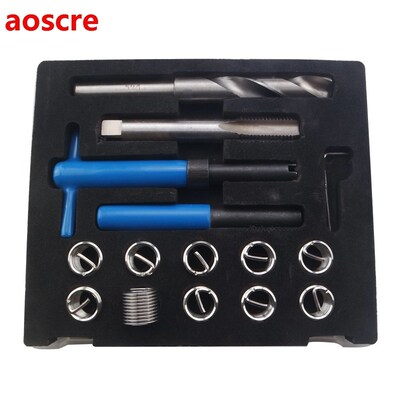 15Pcs M16 X 2 Thread Repair Kit Helicoil Compatible 16mm Dam