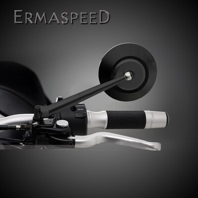 Motorcycle CNC Aluminum Rearview Side Mirrors Universal Roun