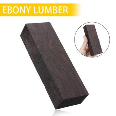 1pcs East Africa Ebony Blackwood Block Wood Ebony Lumber for