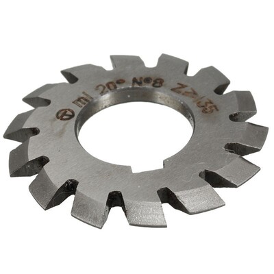 M1 PA20 Degrees Bore 22mm #1-8 HSS Milling Cutter Gear Cutti