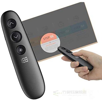 Wireless Presenter Remote with Air Mouse Function Rechargeab