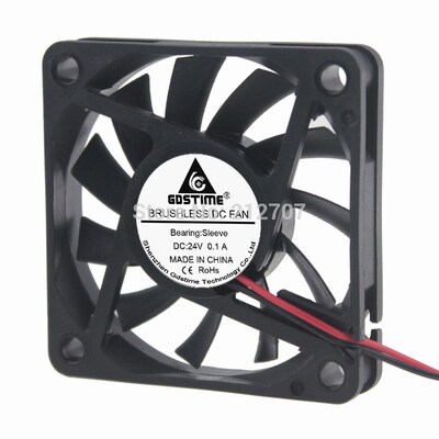 20PCS Gdstime 2Pin DC 24V 6cm 60x60x10mm Computer PC Case Br