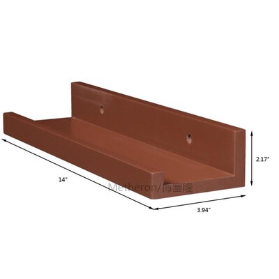 3 IN 1 14inch Wall Shelves Display MDF Wood Laminate Floatin