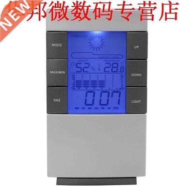 Temperatuur Vochtigheid LCD Klok Temperatuur-vochtigheidsmet