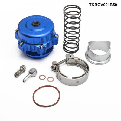 Universal Q Aluminum Blow Off Valve BOV 50MM Flange Jdm Raci