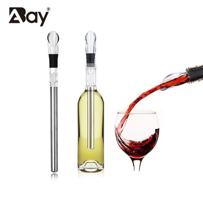 Wine Chiller Ice Cooler Beer Wine Aerator and Pourer Bottle