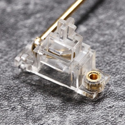 Everglide Transparent Gold Plated Pcb screw in Stabilizer fo