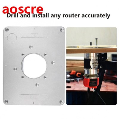Multifunctional Aluminium Router Table Insert Plate Woodwork