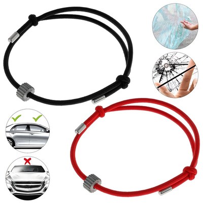 Bracelet Car Window Breaker Wrist Strap with Tungsten Carbid