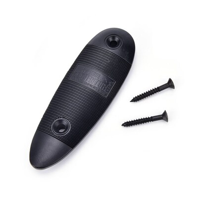 Durable Plastic Non-Slip Ribbed Slip Recoil Pad With Screw G