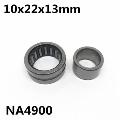 10pcs NA4900 needle roller bearing 10x22x13mm Bearing steel