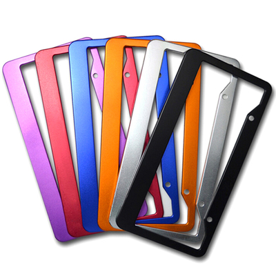 Universal Aluminum Alloy US Car License Plate Frame Cover Au