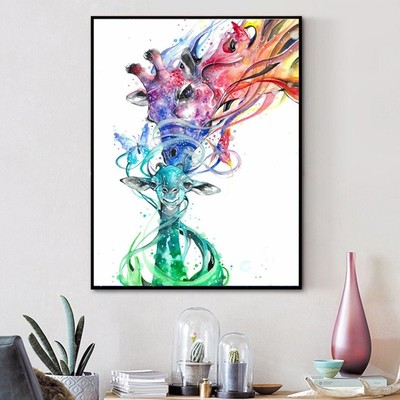 nframe DIY Paint By Number On Canvas Kits Deer Home Decor Co