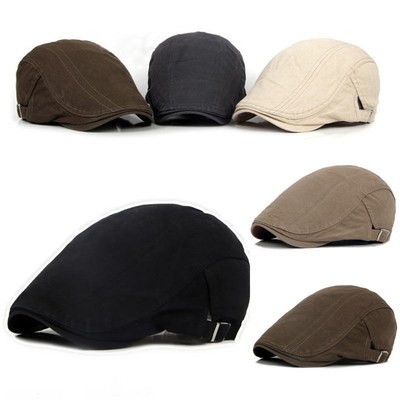New Men's Hat Berets Cap Golf Driving Sun Flat Cap Fashi