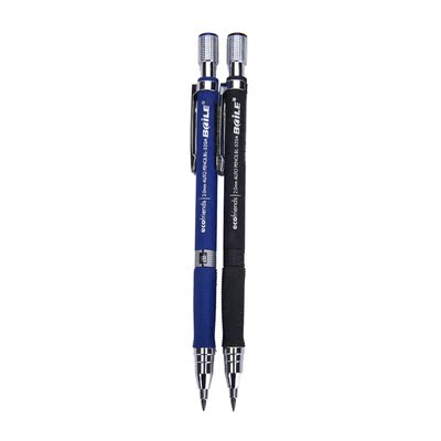 1PC 2B 2.0mm Blue Black Lead Holder Pen Mechanical Pencils D