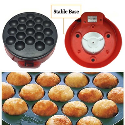 220V Maruko Baking Machine 18 Holes Takoyaki Grill Pan Cooki