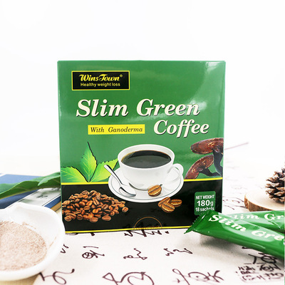 外贸出口灵芝绿咖啡粉代餐速溶咖啡Slimming green coffee