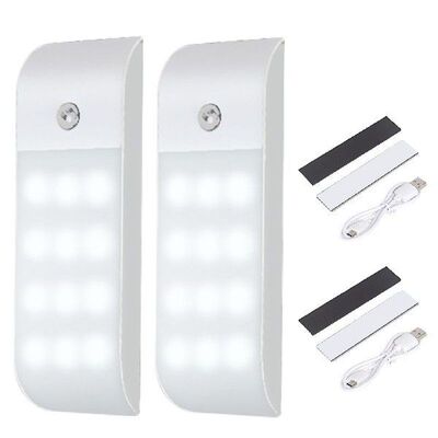 2pack Kitchen Wardrobe Cabinet Night Light 12 LED 3 Modes
