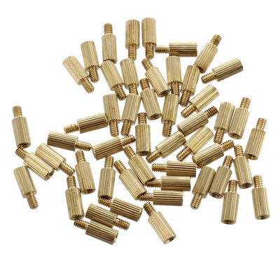 50 Pcs Male to Female Thread Brass Pillars Standoff Spacer M