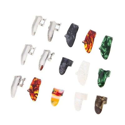 Tooyful Practical Set/15pcs Celluloid Thumb Finger Nail