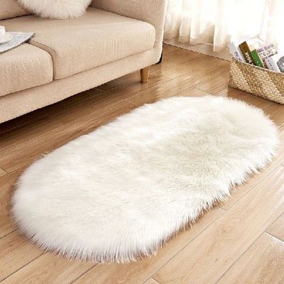 Sheepskin Faux Fur Carpets for Living Room Bedroom Bedside