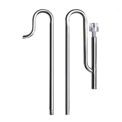 Steel Stainless For Aquarium Kit Silver Inflow Outflow