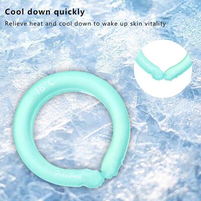 Neck Cooling Ring Summer Heatstroke Prevention Ice Cushion