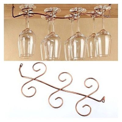 Metal Holder Rack Useful Fashion Bar Red Wine Glass Hanger