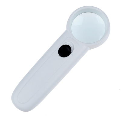 Hand illuminated magnifier / magnifying glass / Reading supp