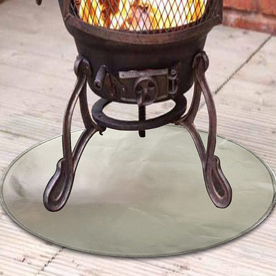The Fire Pit Mat Fireproof Mat And Barbecue Deck Protection