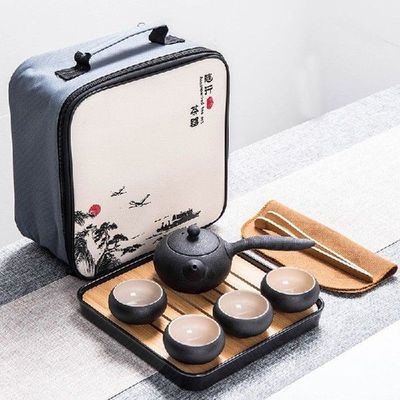 Portable Ceramic Teaware Set Chinese Kung Fu Tea Set Teapot