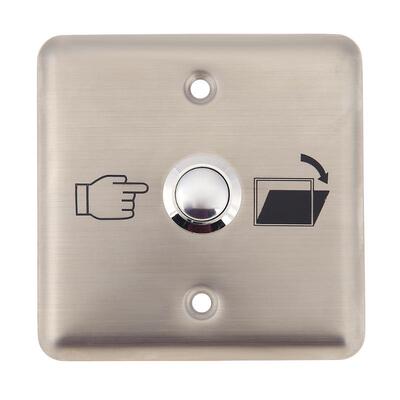 NO NC ElectroLock with Exit Button Door Access Control Syste