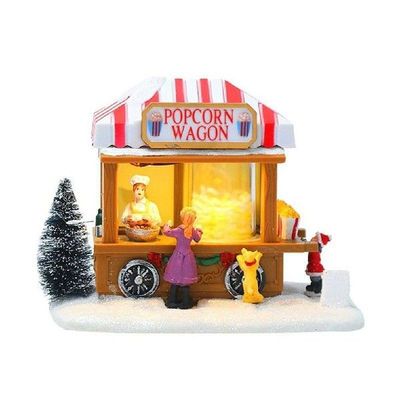 Crafted Polyresin Christmas Catering Van Resin Christmas