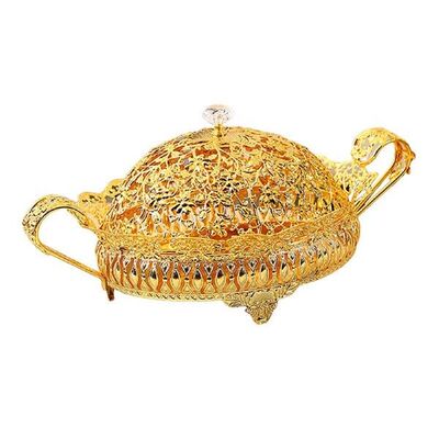 Counter Fruit Basket Holder Countertop W/ Lid Snacks