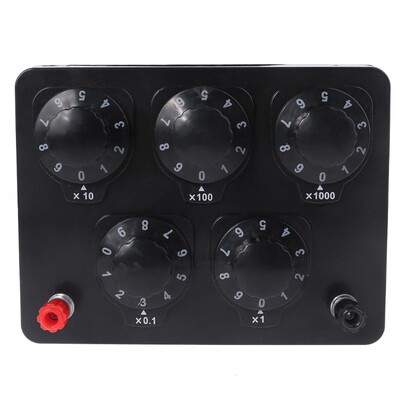 New 0-9999.9 Ohm Variable Resistance Box Decade Resistor Exp