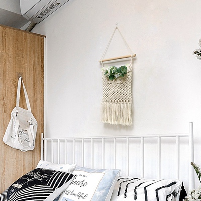 Hot Macrame Magazine Strong Holder Wall Hanging Bohemian