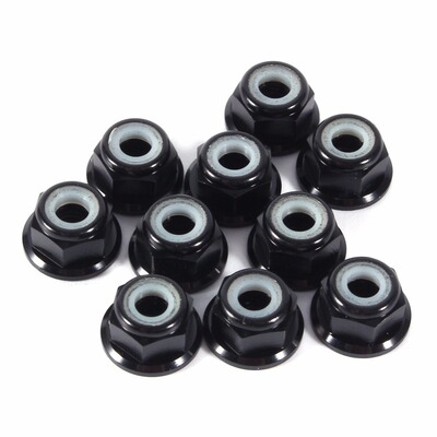 10PC M4 Nylon Lock Nut Flanged Nuts Hex Nylon Lock Nuts Tool