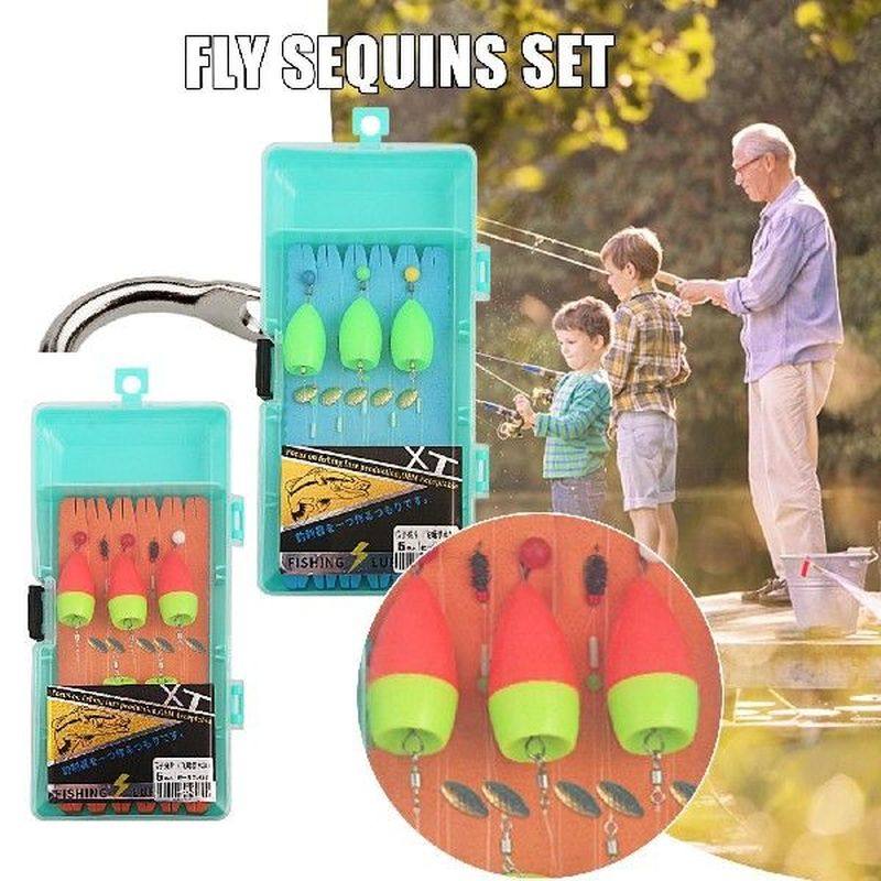 Luya Lures Bait Tied Melon Seed Sequins Line Fish Scales_虎窝淘