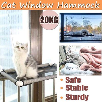 NEW Pet Hanging Bed Cat Beds Sucker Window Mounted Perch