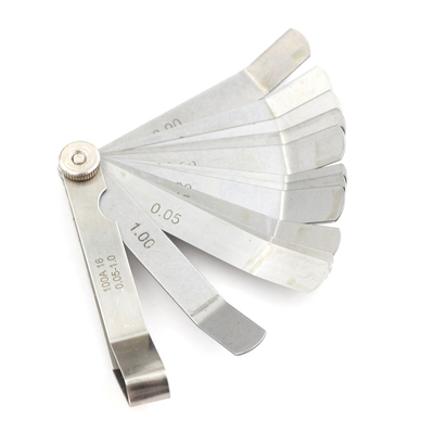 Valve 16 Blades Metric Inch Thickness Feeler Gauge Set Tappe
