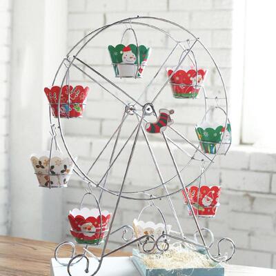 Party Rotatable Pastry Cupcake Holder 8 Cups Supplies Cake