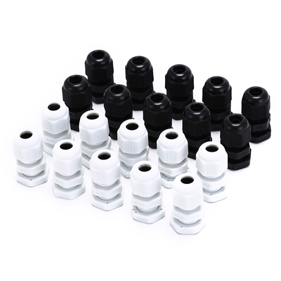 3mm-6.5mm 10pcs for  Cable CENylonCable Gland  IP68 M12 Conn