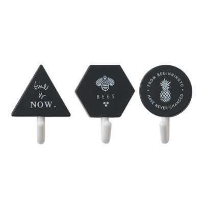 Nordic Style 3 Pcs Wall ers Hook Bathroom Door Towel Hook Ki