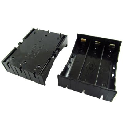 5pcs DIY Black Storage Box Holder Case For 3 x  3.7V Recharg