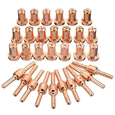 65Pcs Plasma Cutter Tip Electrodes & Nozzles Kit Consuma