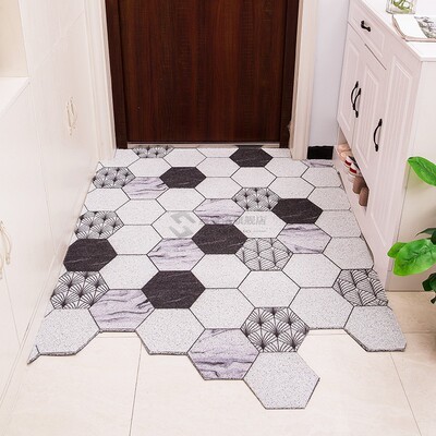 Anti-slip PVC Silk Loop Door Mat Door Mat Entrance Rubbing D