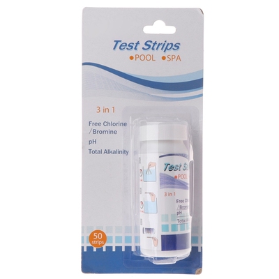 50pcs Water Test Strips 3 in1 Swimming Pool Spa pH Chlorine