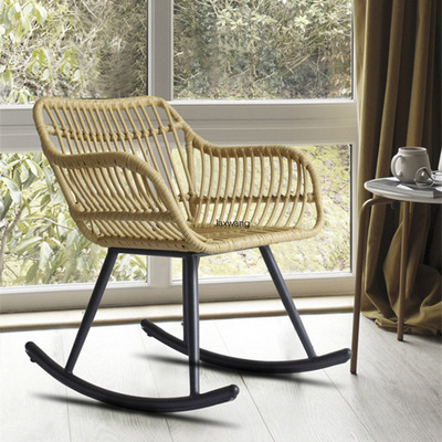Nordic Living Room Chairs Balcony Rocking Chair Home