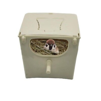 Bird Nest Box Bird Cage Mount Nesting Box Plastic Parakeet