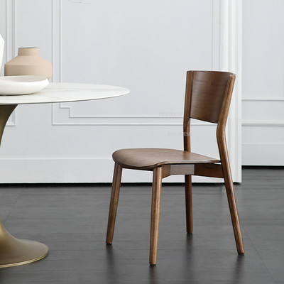 Nordic Dining Chair for Kitchen Modern Home Furniture Solid